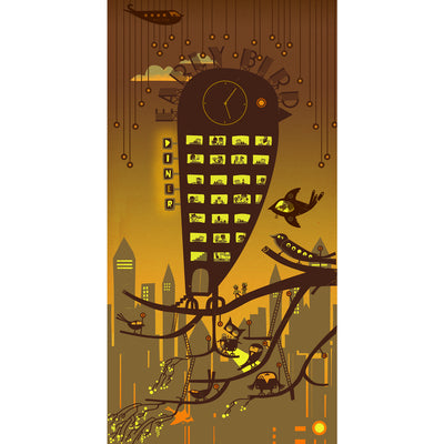 Early Bird Limited Edition Giclée and Screen Hybrid Print by Graham ...